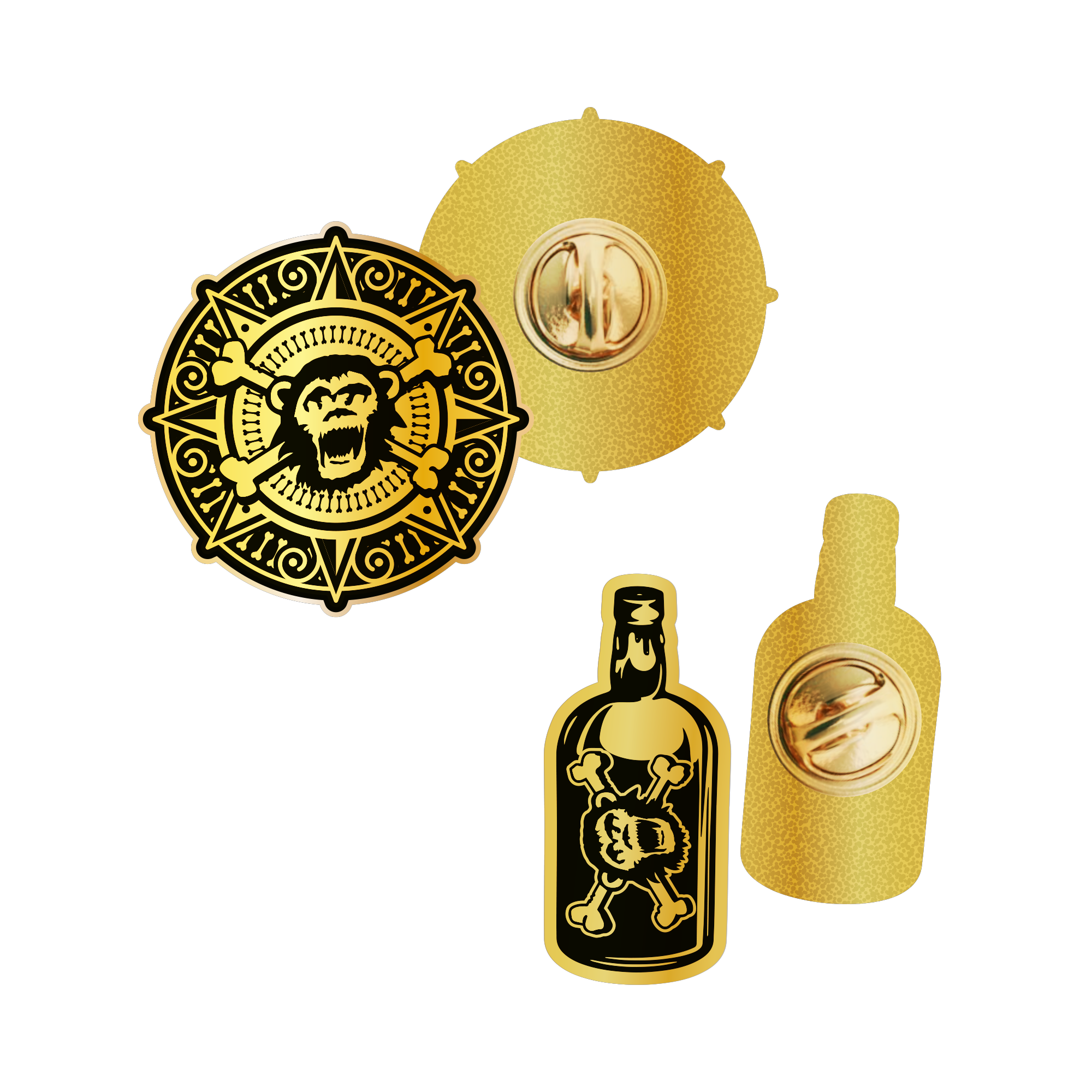 Buddel Pin Set - Mr. Hurley und die Pulveraffen